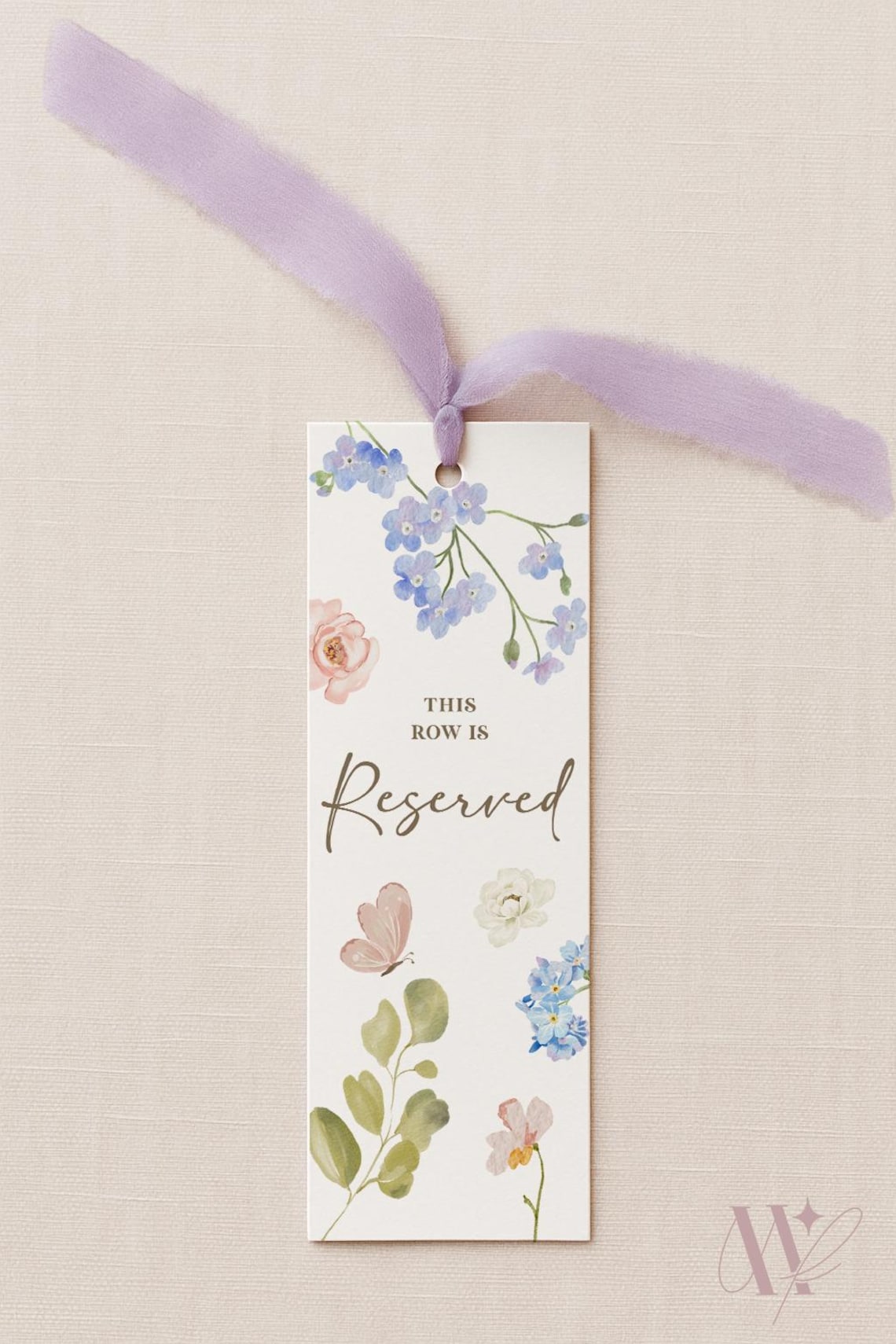 Reserved Chair Tags for Wedding – Row Reserve Aisle Seat Signs ...