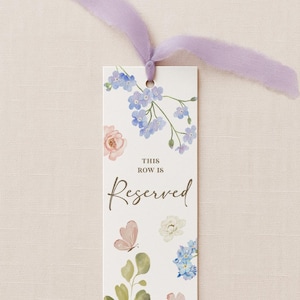 Reserved Chair Tags for Wedding – Row Reserve Aisle Seat Signs ...