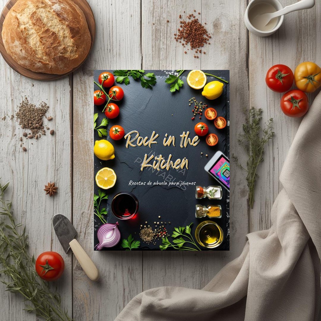 Rock in the Kitchen | A5 Printable PDF Cookbook – Grandpa's Homemade ...