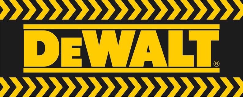 Dewalt Logo Banner Vinly Garage Sign, Office or Showroom, Flag,racing ...