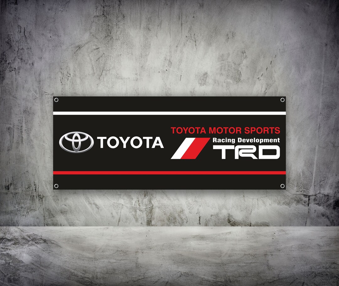 Toyata Logo Banner Vinly Garage Sign Office or Showroom - Etsy
