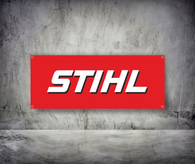 Stihl Logo Banner Vinly Garage Sign Office or Showroom - Etsy