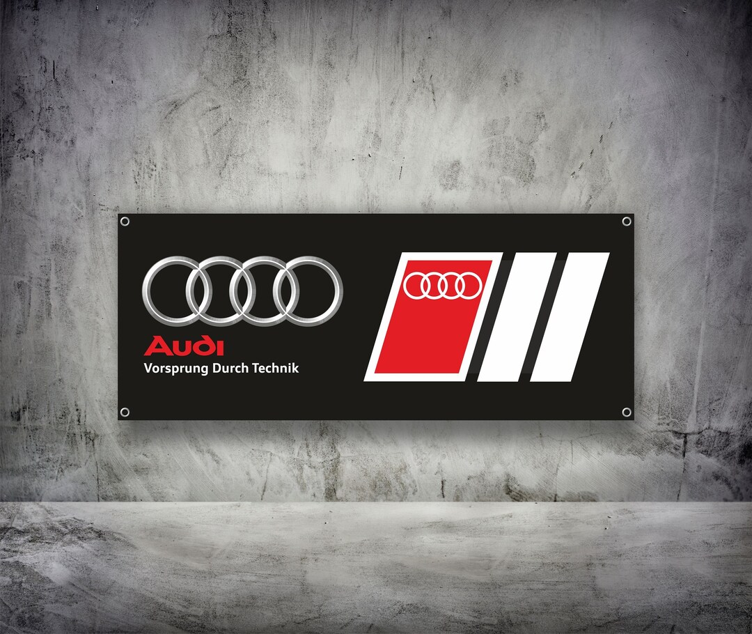 Audi Logo Banner Vinly Garage Sign Office or Showroom - Etsy