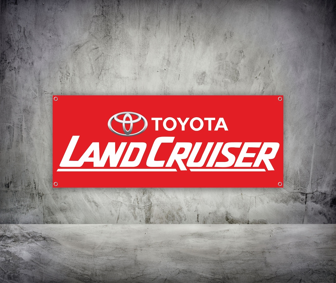 Toyata Logo Banner Vinly Garage Sign Office or Showroom - Etsy