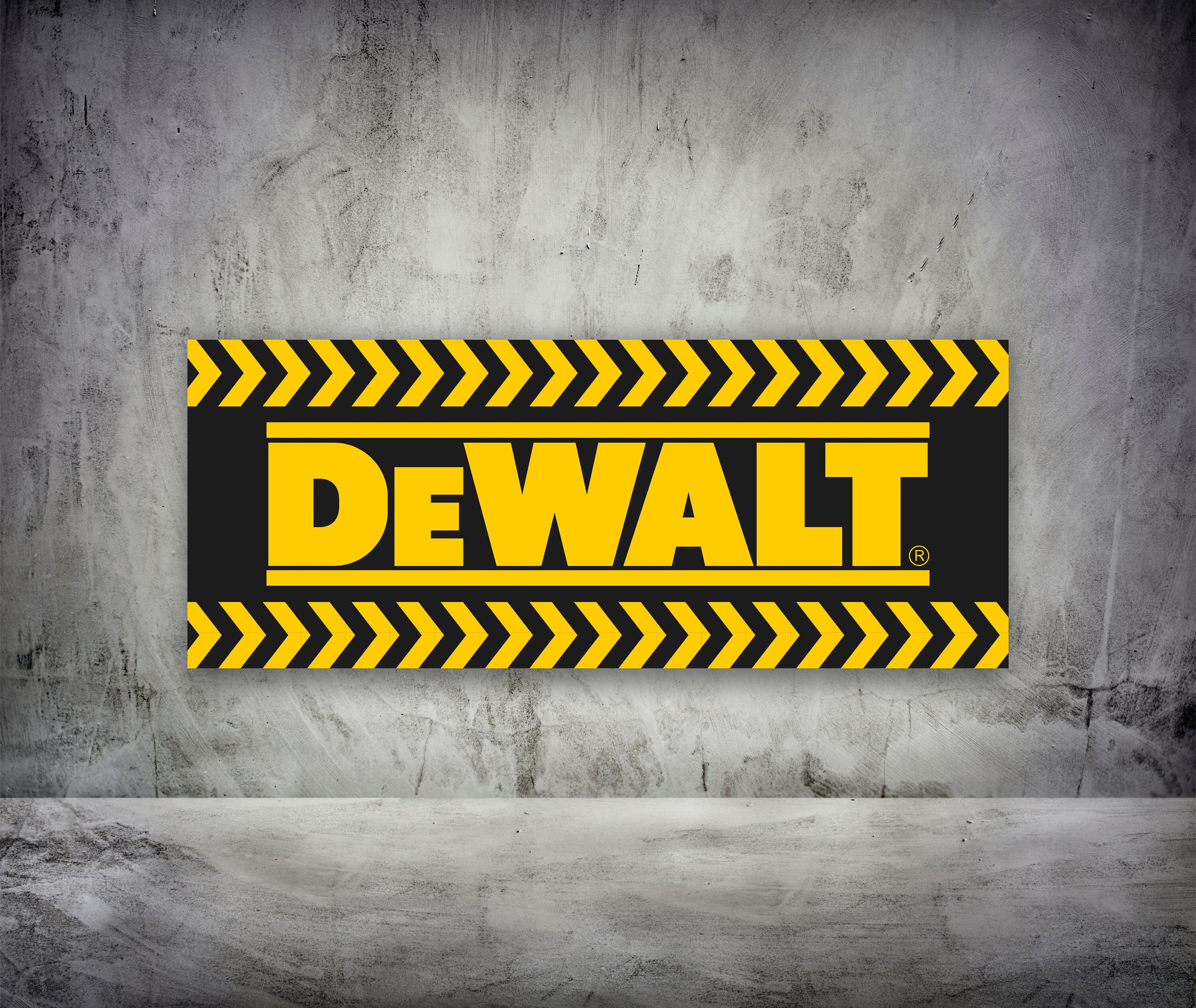 Dewalt Logo Banner Vinly Garage Sign, Office or Showroom, Flag,racing ...