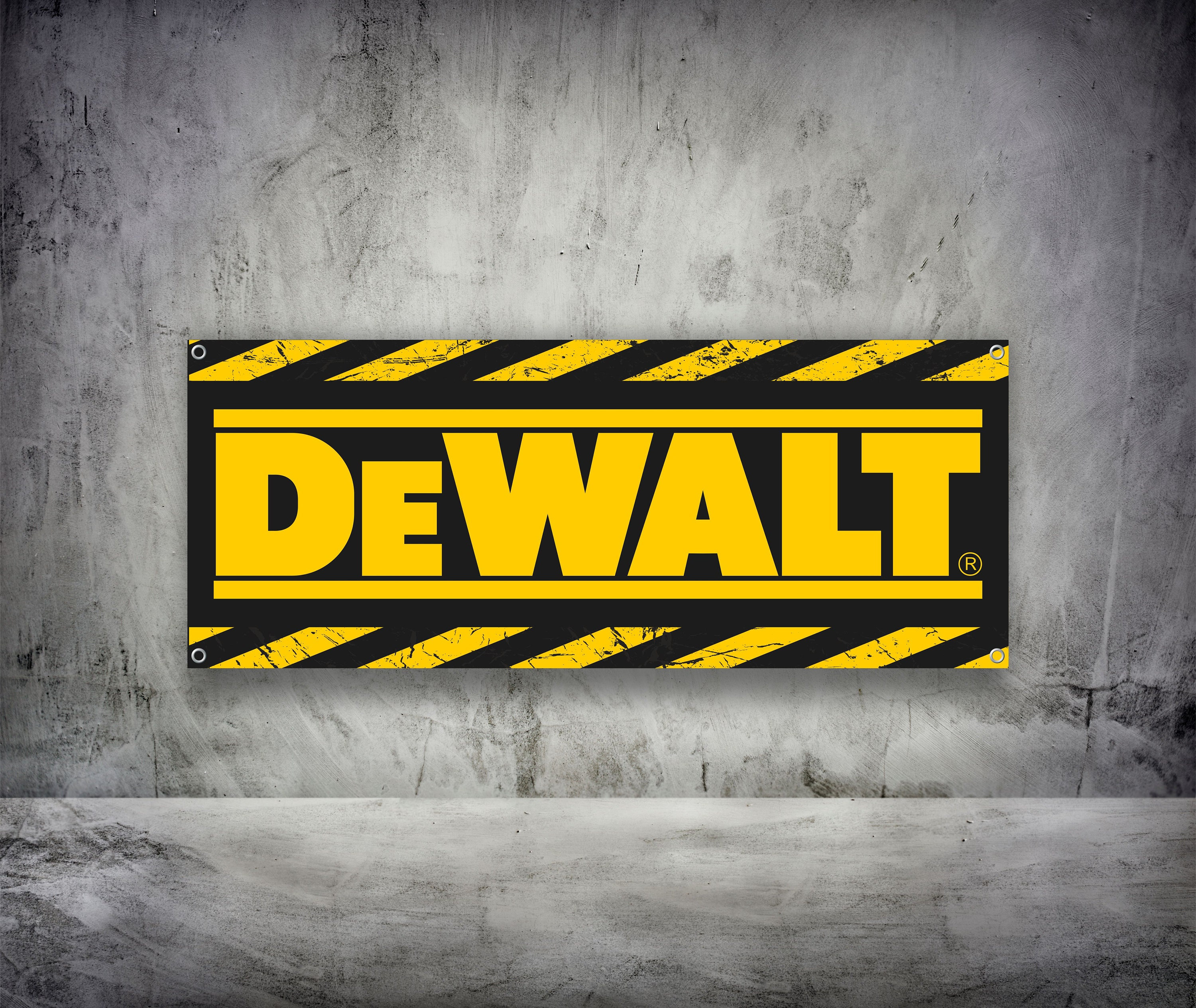 Dewalt Logo Banner Vinly Garage Sign Office or Showroom - Etsy