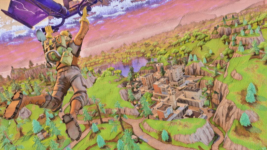 Fort Night Painting Famous Painter Style - Etsy