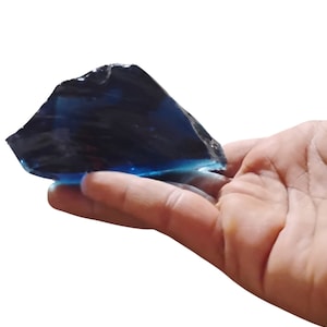 High-grade Natural Blue Obsidian Crystal From Mexico 600-650.00 Carat ...