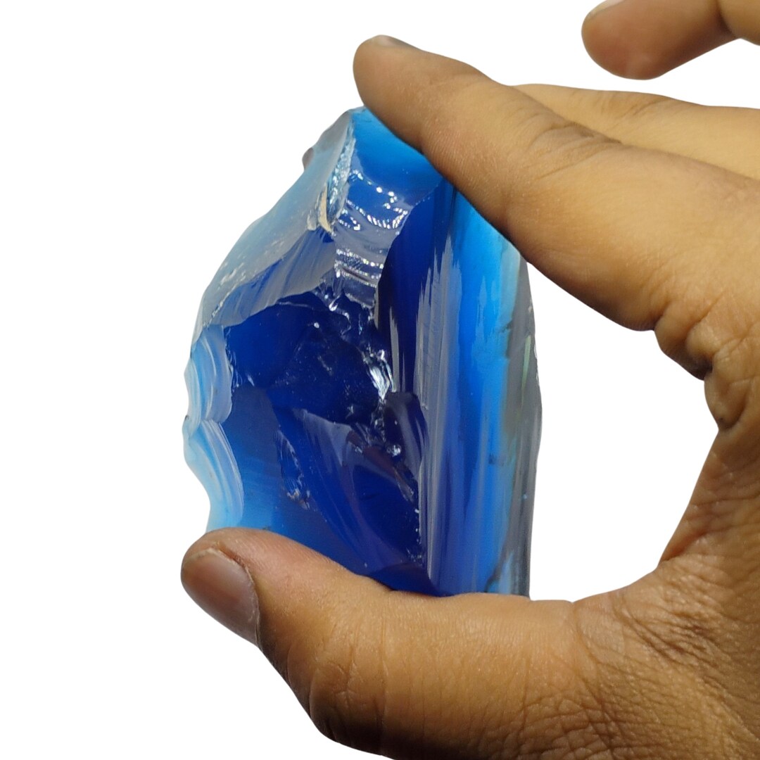 High-quality ! Blue Obsidian Uncut Raw Rough Crystal 825.00 Carat Stone ...