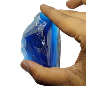 High-quality ! Blue Obsidian Uncut Raw Rough Crystal 825.00 Carat Stone ...