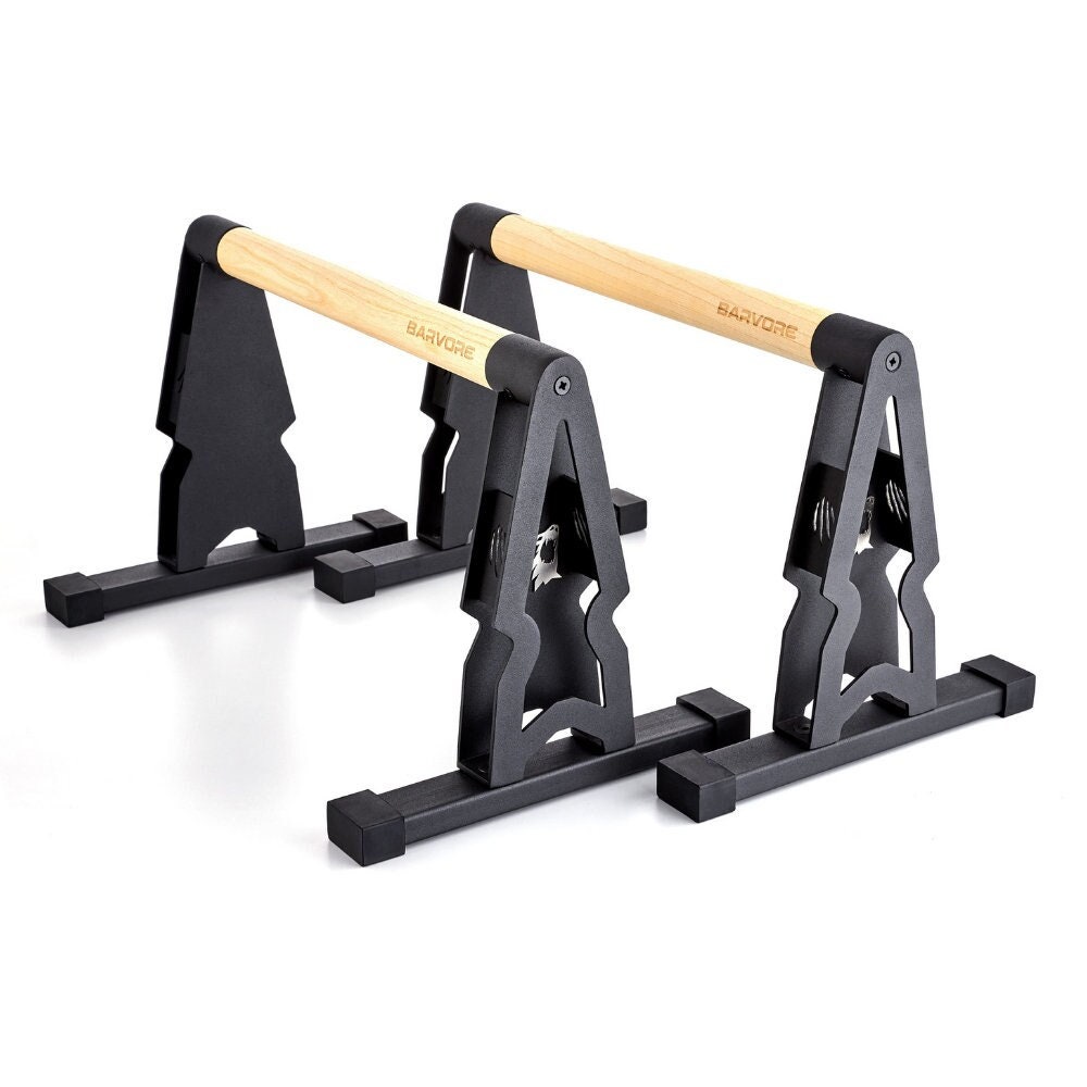 Big Bear Parallettes Parallel Push up Bar Calisthenics Bodyweight ...