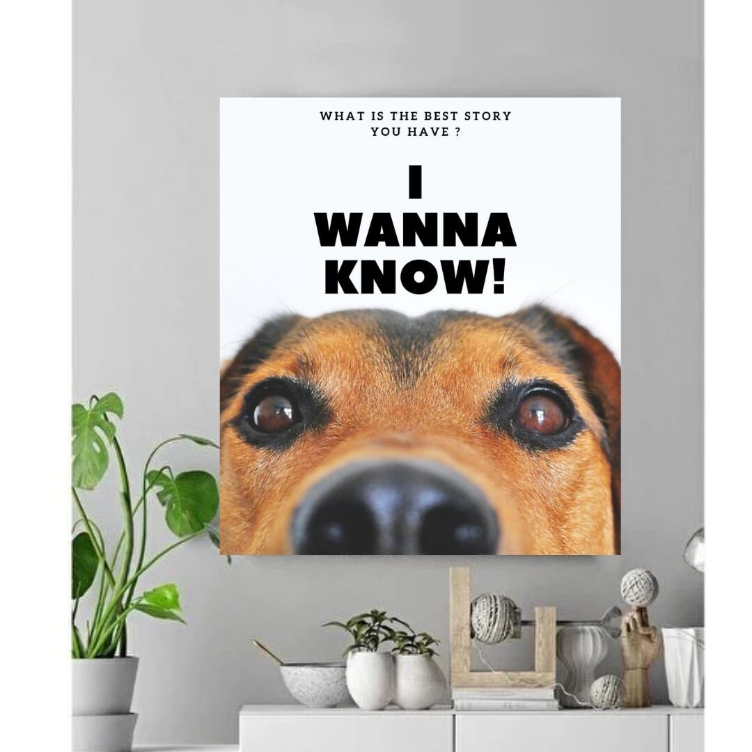 Printable Pet Dog Poster - Etsy