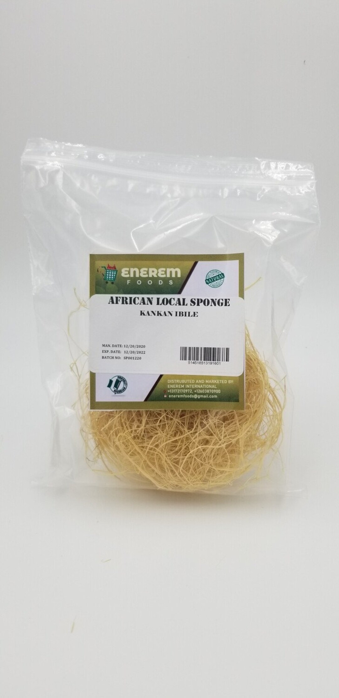 Enerem African Local Sponge 3 Pcs /kankan Ibile/ Spiritual Bath Sponge ...