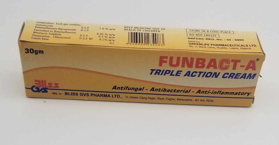 Funbact-a Triple Action Cream - Etsy