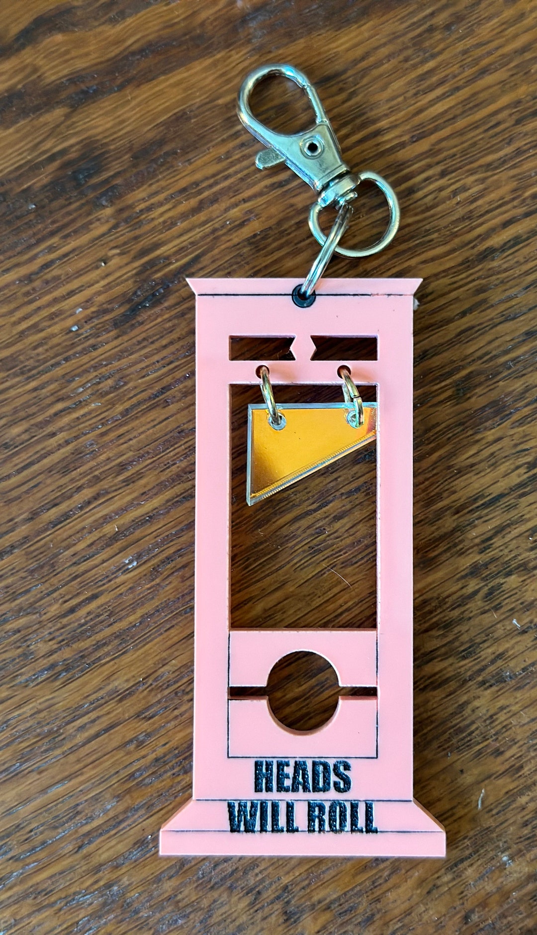 Heads Will Roll, Guillotine Keychain, Eat the Rich, Funny, Cool ...
