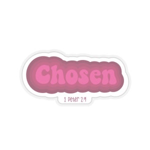 Chosen Sticker - Etsy
