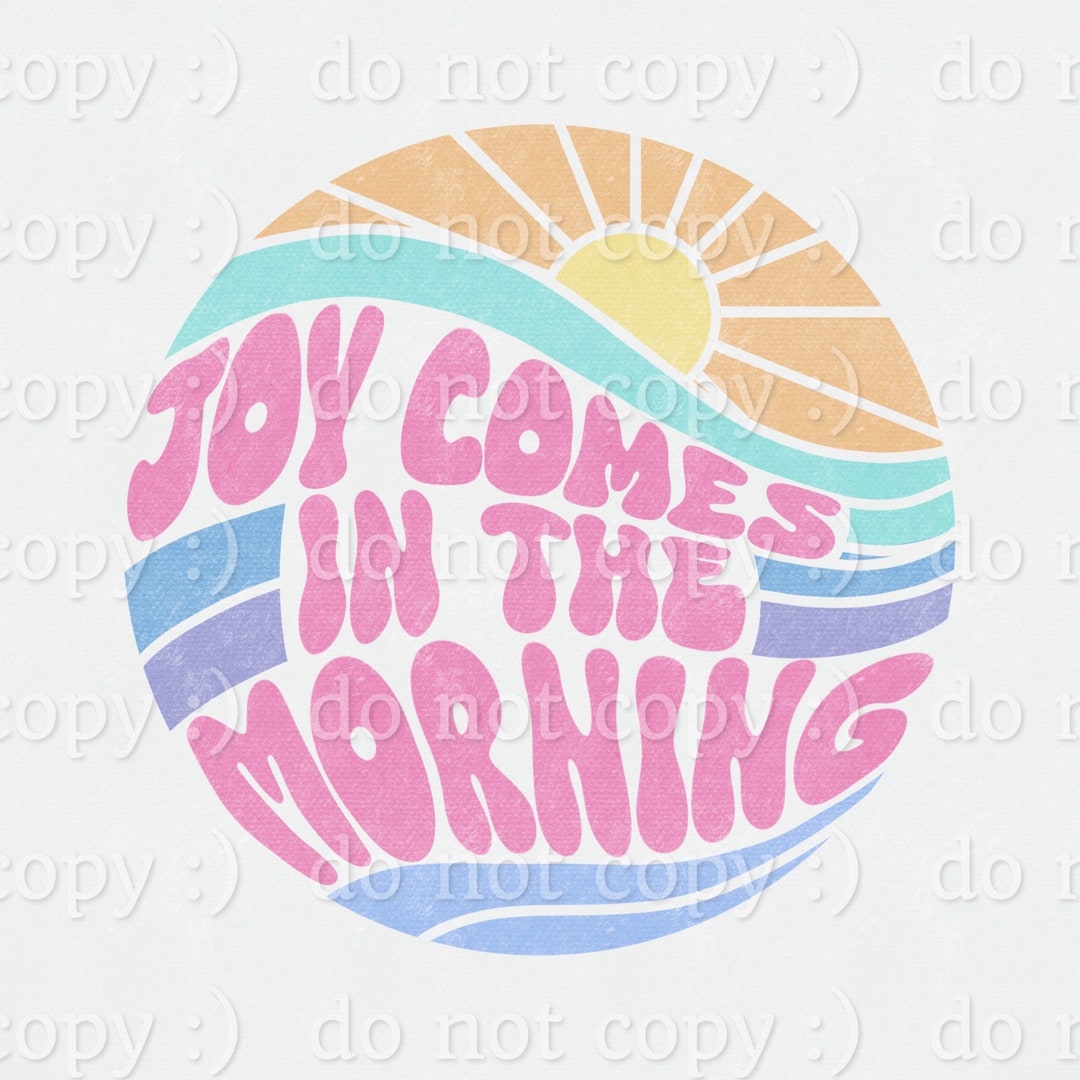 Joy Comes in the Morning Square Digital Art Download - Etsy