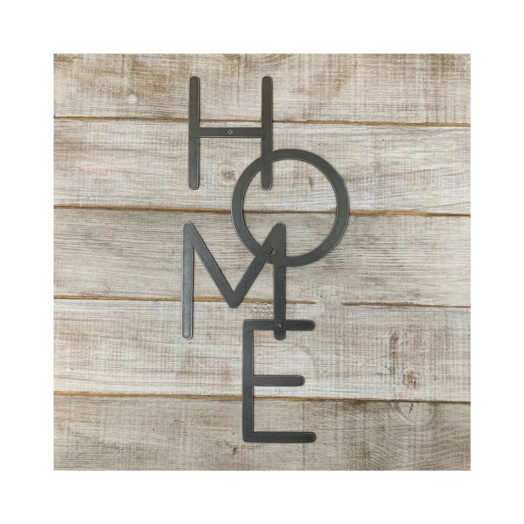 Metal Home Sign Entryway Metal Wall Decor Laser Cut Home - Etsy