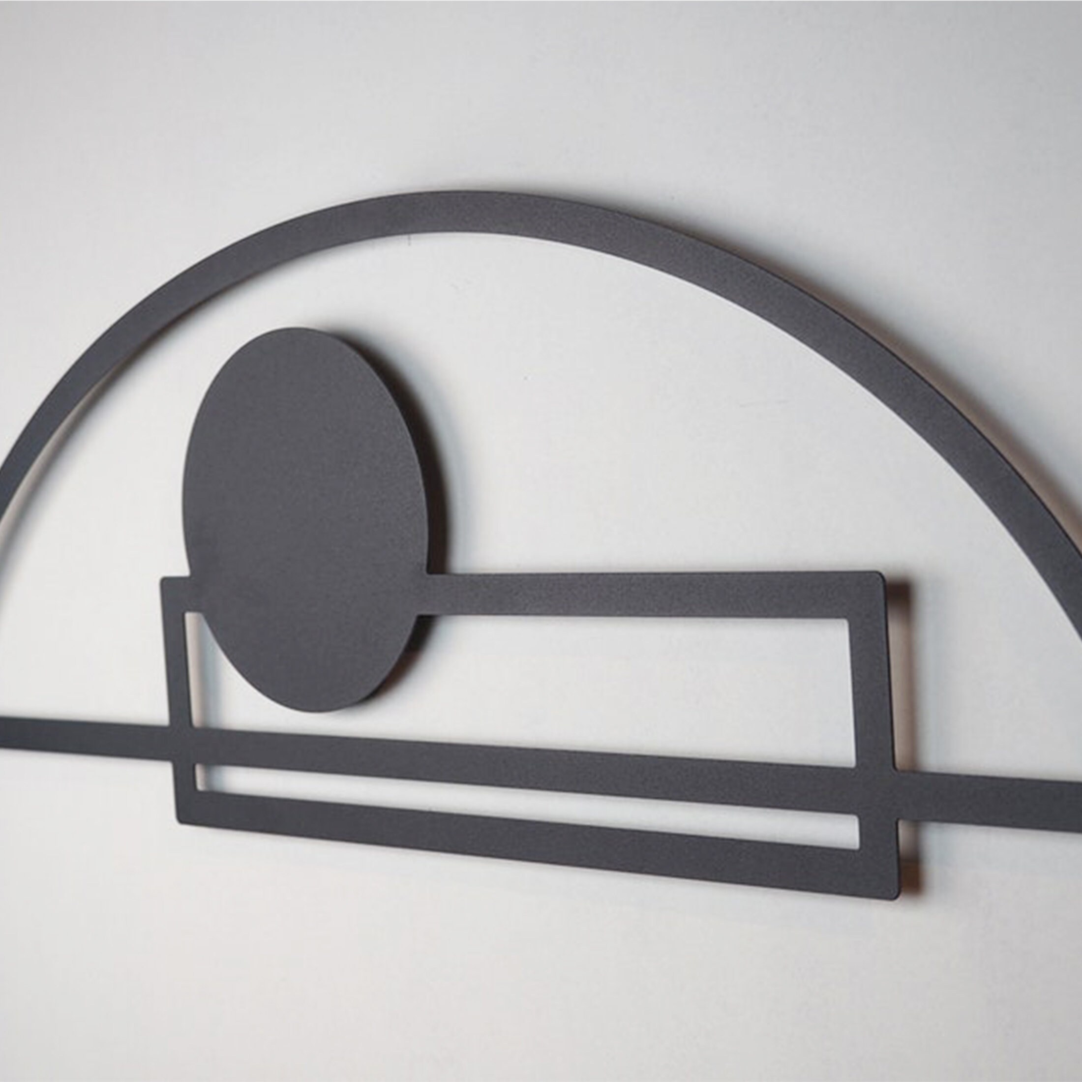 Geometry Modern Wall Art Metal Lines Metal Wall Decor - Etsy