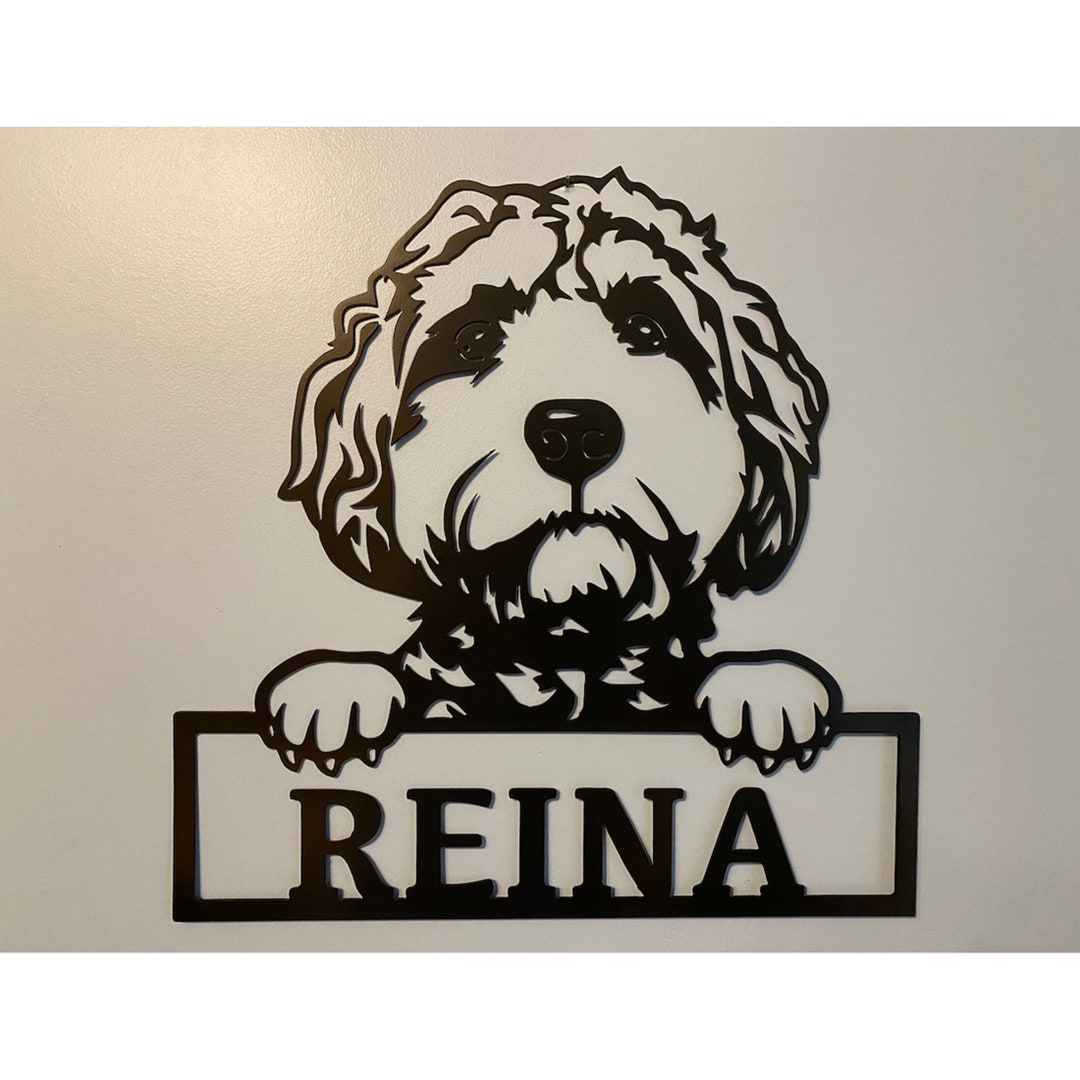 Custom Goldendoodle Dog Sign, Pet Room Decoration, Pet Name Custom ...
