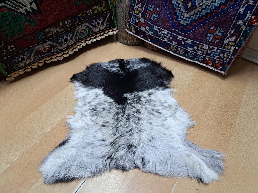 Turkish Goat Skin, Mottled Goat Leather, Natural Goat Skin, Animal Pelt ...