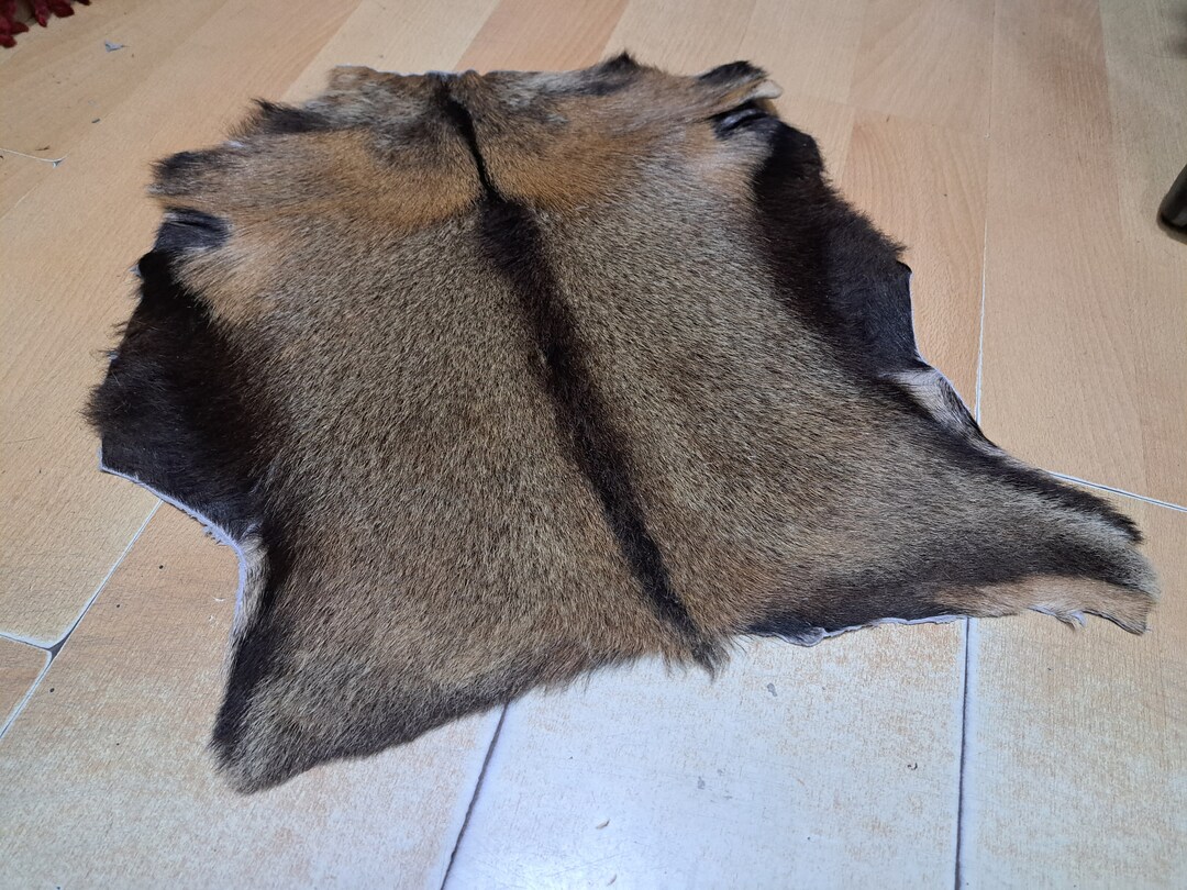 Turkish Goat Skin, Goat Hide, Home Gift, Mottled Skin, Unique Rug ...