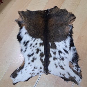 Turkish Goat Skin, Mottled Leather, Genuine Pelt, Home Decor, Home Gift ...