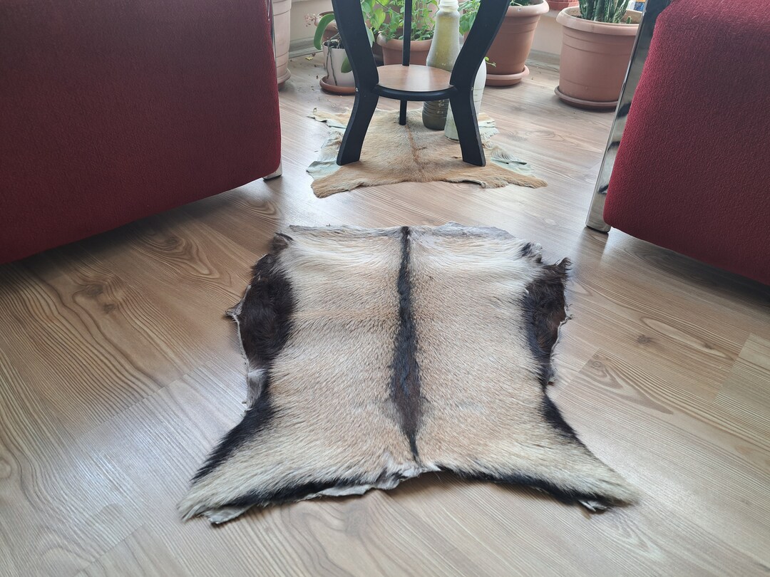 Sheepskin Rug Goat Skin Rug Home Decor Rug Spotted Hide - Etsy