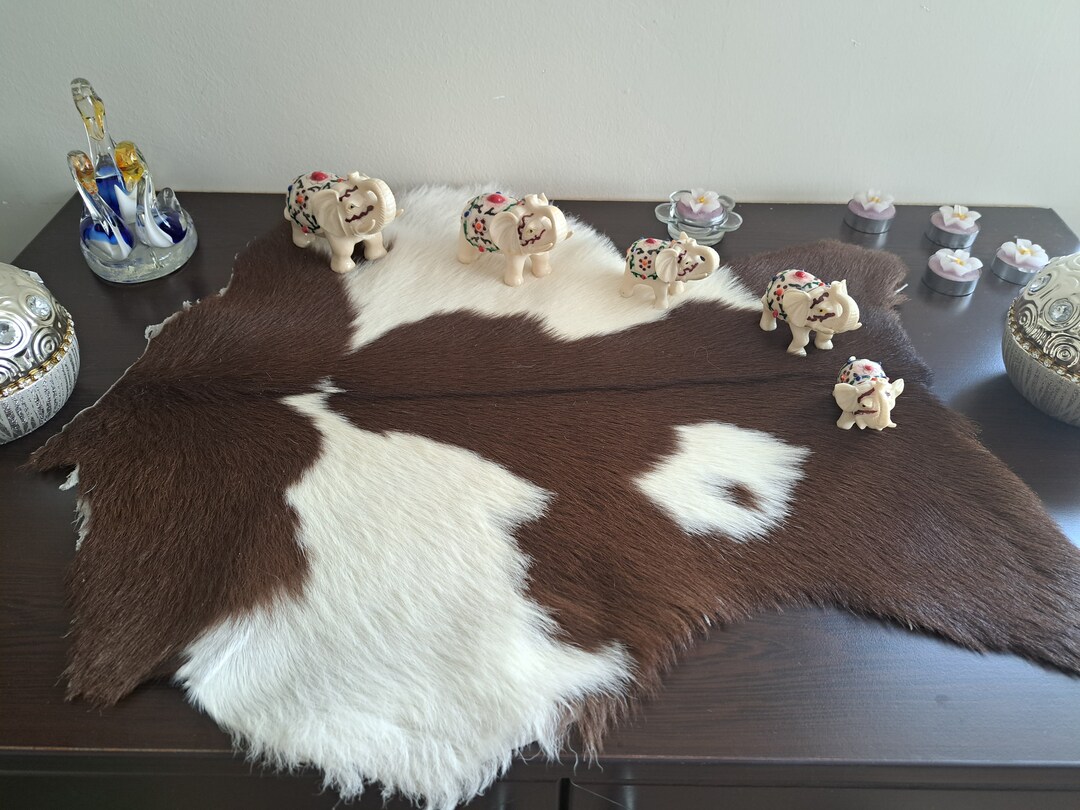 Turkish Goat Skin, Goat Pelt, Home Decor, Home Gift, Wall Art, Spotted ...