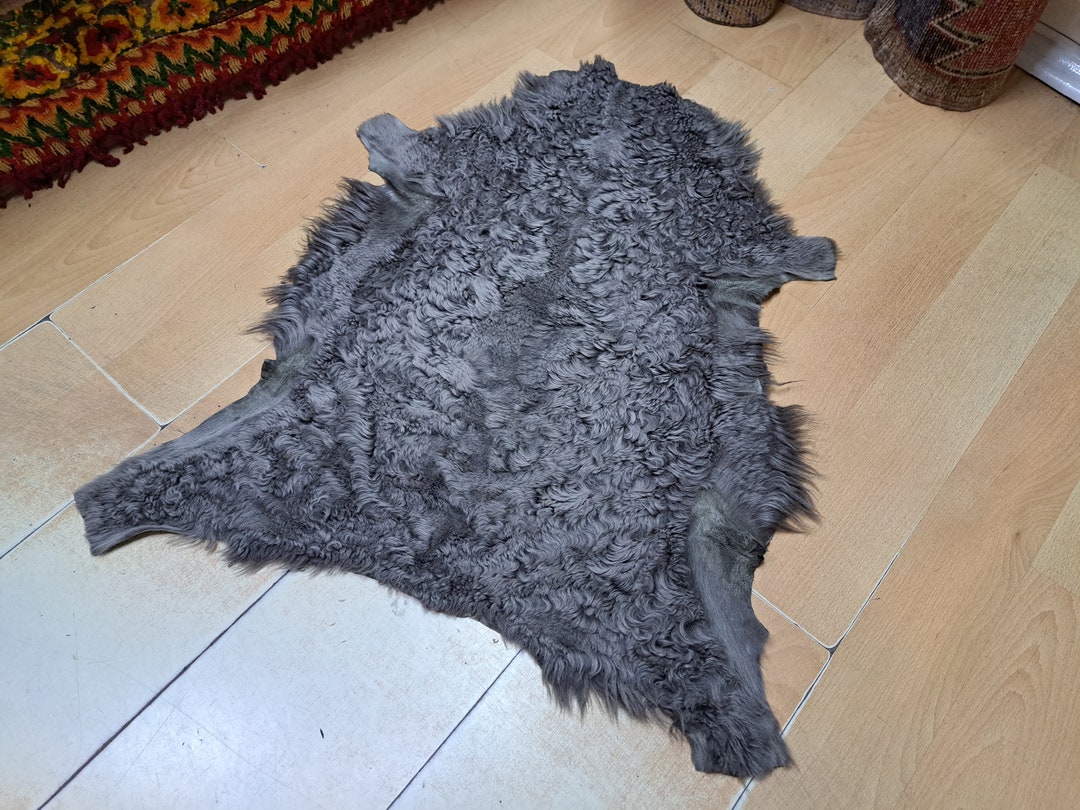 Turkish Sheep Skin, Curly Lamb Pelt, Curly Sheep Hide, Small Animal ...