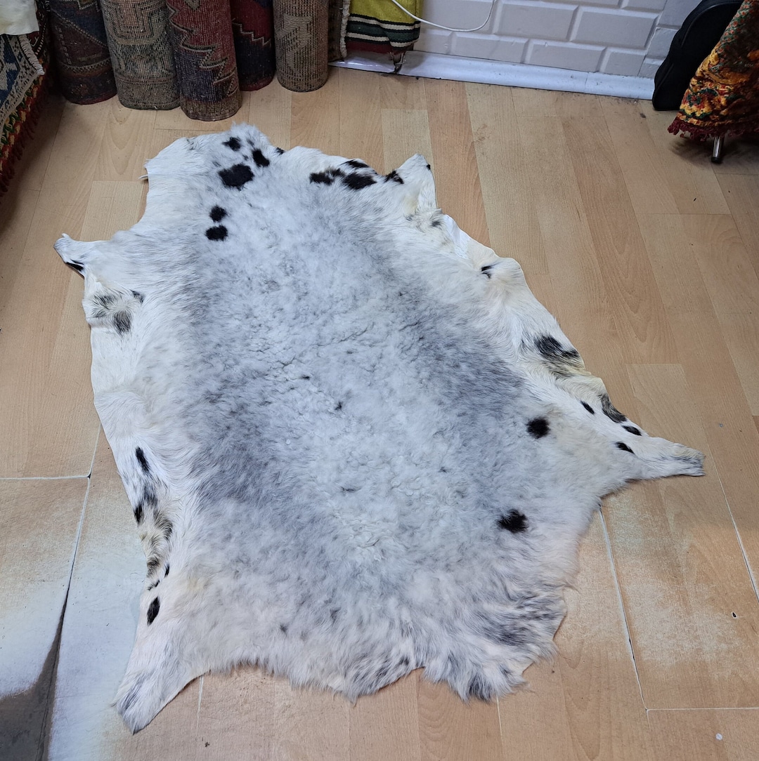 Turkish Sheep Skin, Mottled Sheep Leather, Unique Pelt, Animal Skin ...