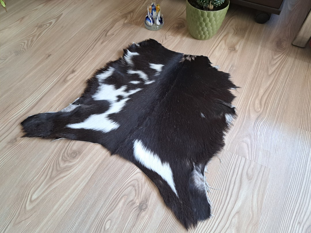 Sheepskin Rug, Goat Skin Rug, Home Decor Rug, Spotted Hide, Mottled ...