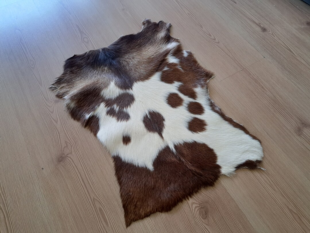 Small Goat Skin, Natural Goat Skin, Mottled Skin, Unique Leather, Sheep ...