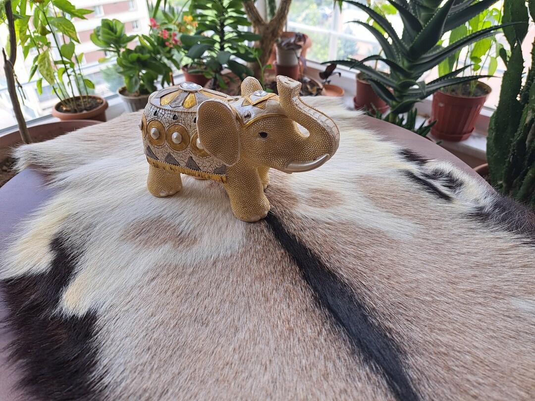 Turkish Goat Skin, Goat Pelt, Mottled Skin, Home Gift, Home Decor, Goat ...