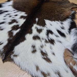 Turkish Goat Skin, Mottled Leather, Genuine Pelt, Home Decor, Home Gift ...