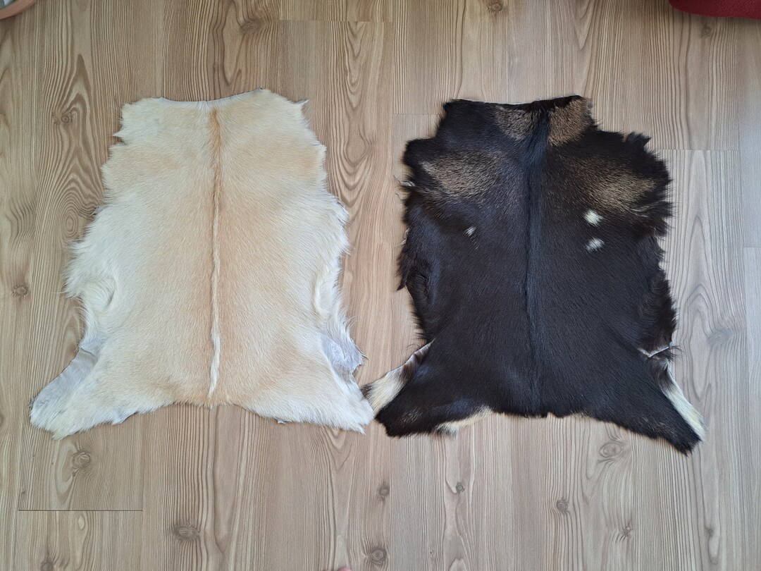Turkish Goat Skin, Throw Fur, Small Wall Art, Genuine Goat Hide ...