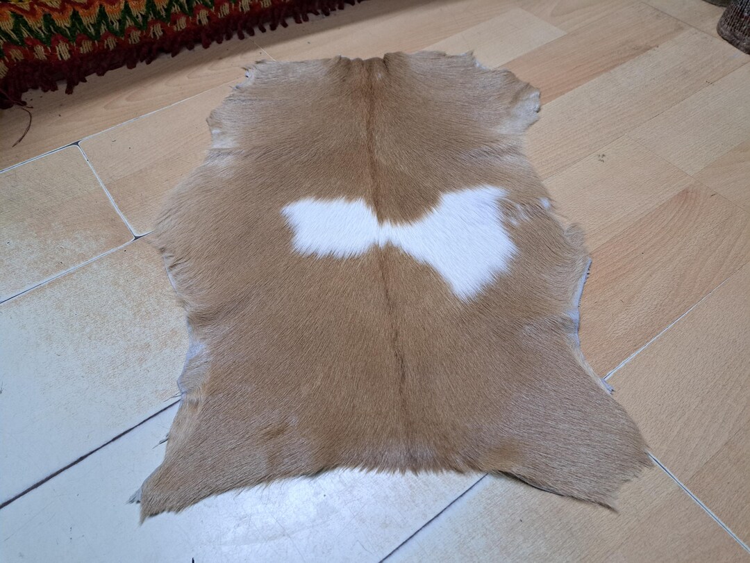 Turkish Goat Hide, Home Gift, Vintage Rug, Bedroom Rug, Natural Pelt ...