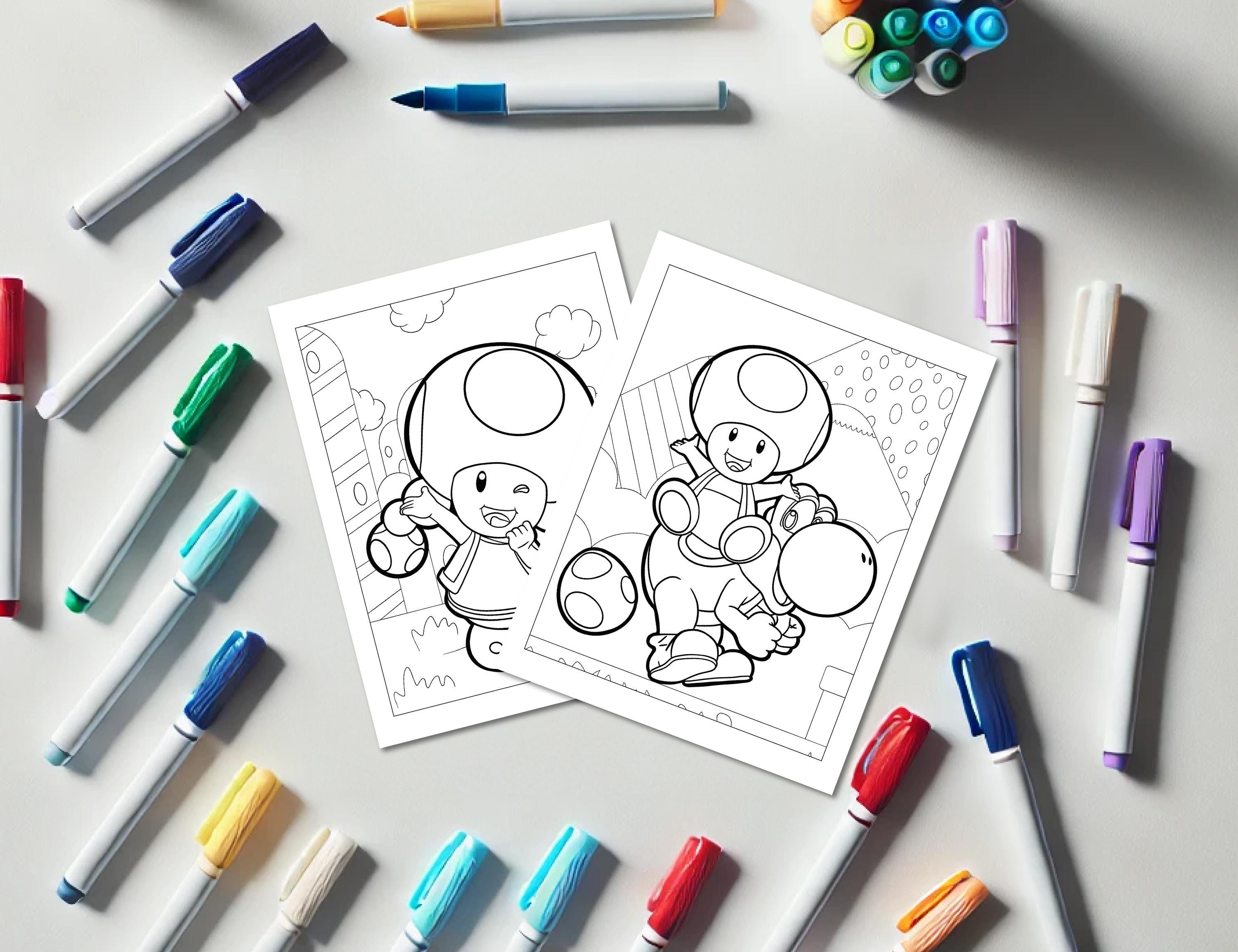 20 Toad Coloring Pages, Printable Coloring Pages for Kids and Fans ...