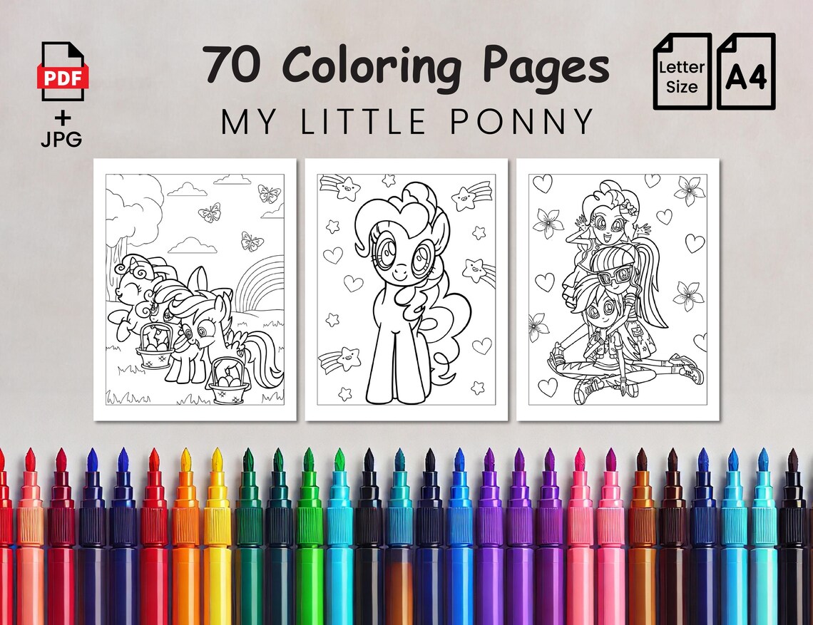 70 My Little Ponny Coloring Pages I Printable Coloring Pages for Kid I ...