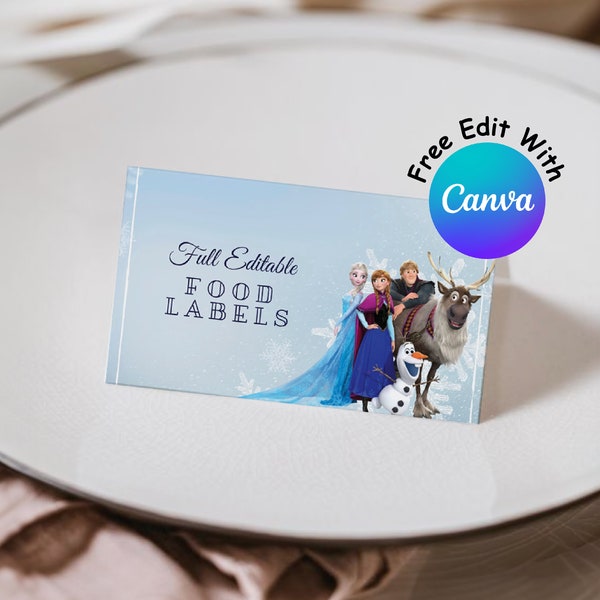Frozen Labels - Etsy