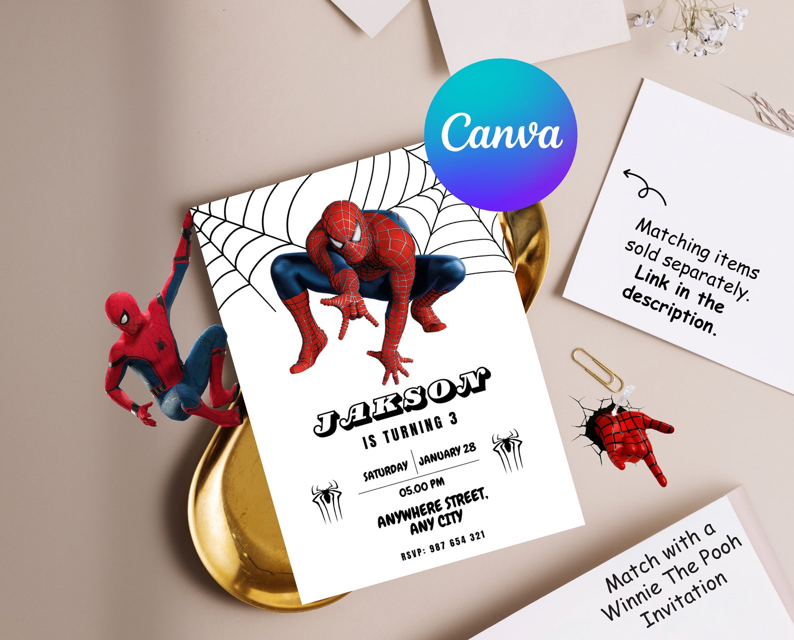 Spiderman Capri Sun Label , Customizable , Personalised Boy Birthday ...