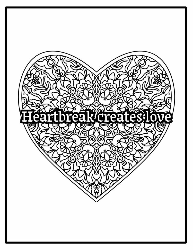 Mandala Affirmation Coloring Page for Adults, Introvert Page, Easy ...