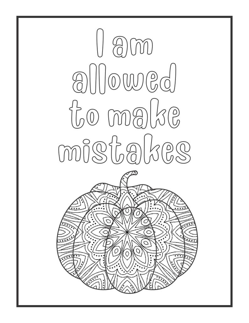 Kids Positivity Coloring Pages, Affirmation Coloring, Positive Mental ...
