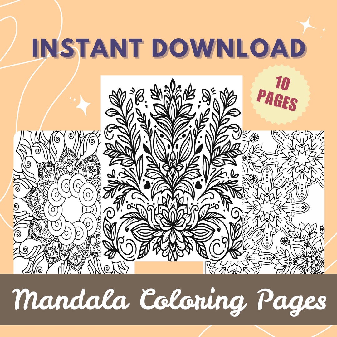 Art Therapy Mandala, Coloring Sheets Mental Health 2025, Calming ...