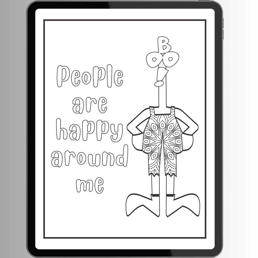 Anxiety Coloring Pages for Kids | Mindfulness & Impulse Control ...