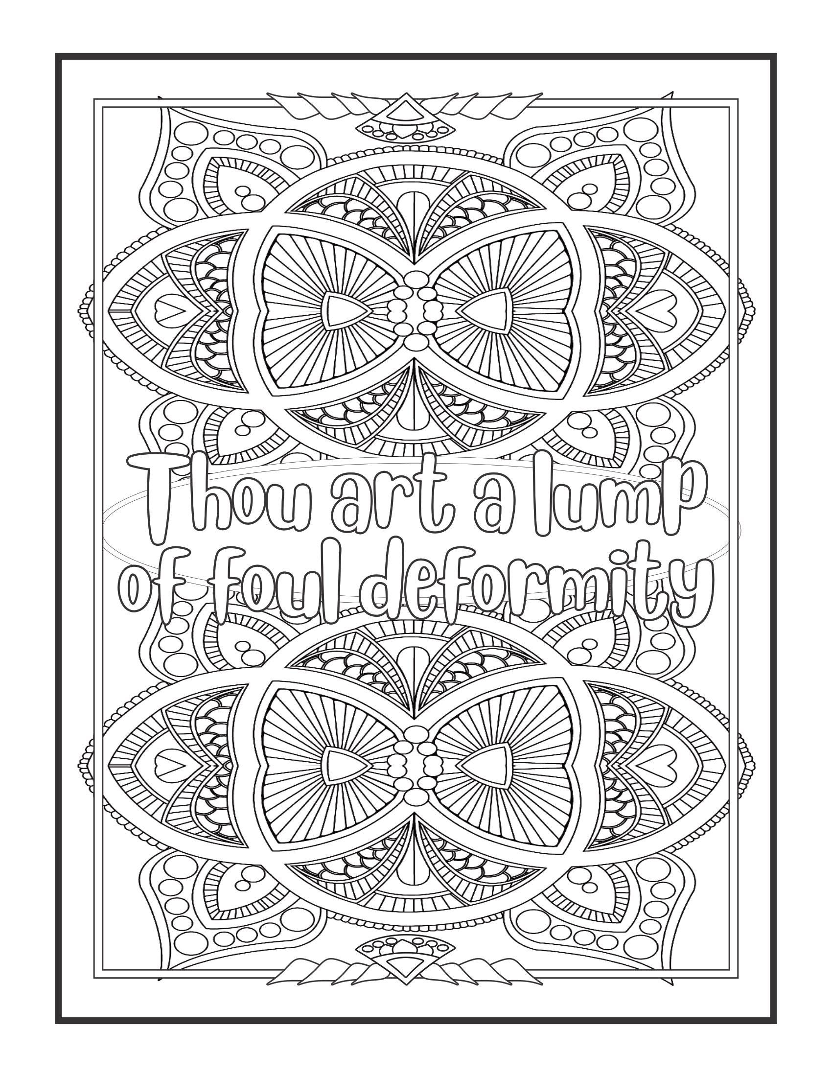 Mental Health Coloring Page, Introvert Page, Coloring Pages for Adults ...