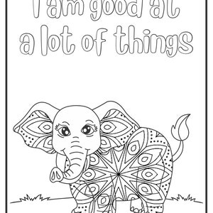 Anxiety Coloring Pages for Kids Color Pages That Help Kids Manage ...