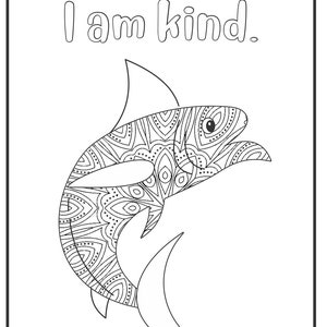 Anxiety Coloring Pages for Kids Color Pages That Help Kids Manage ...