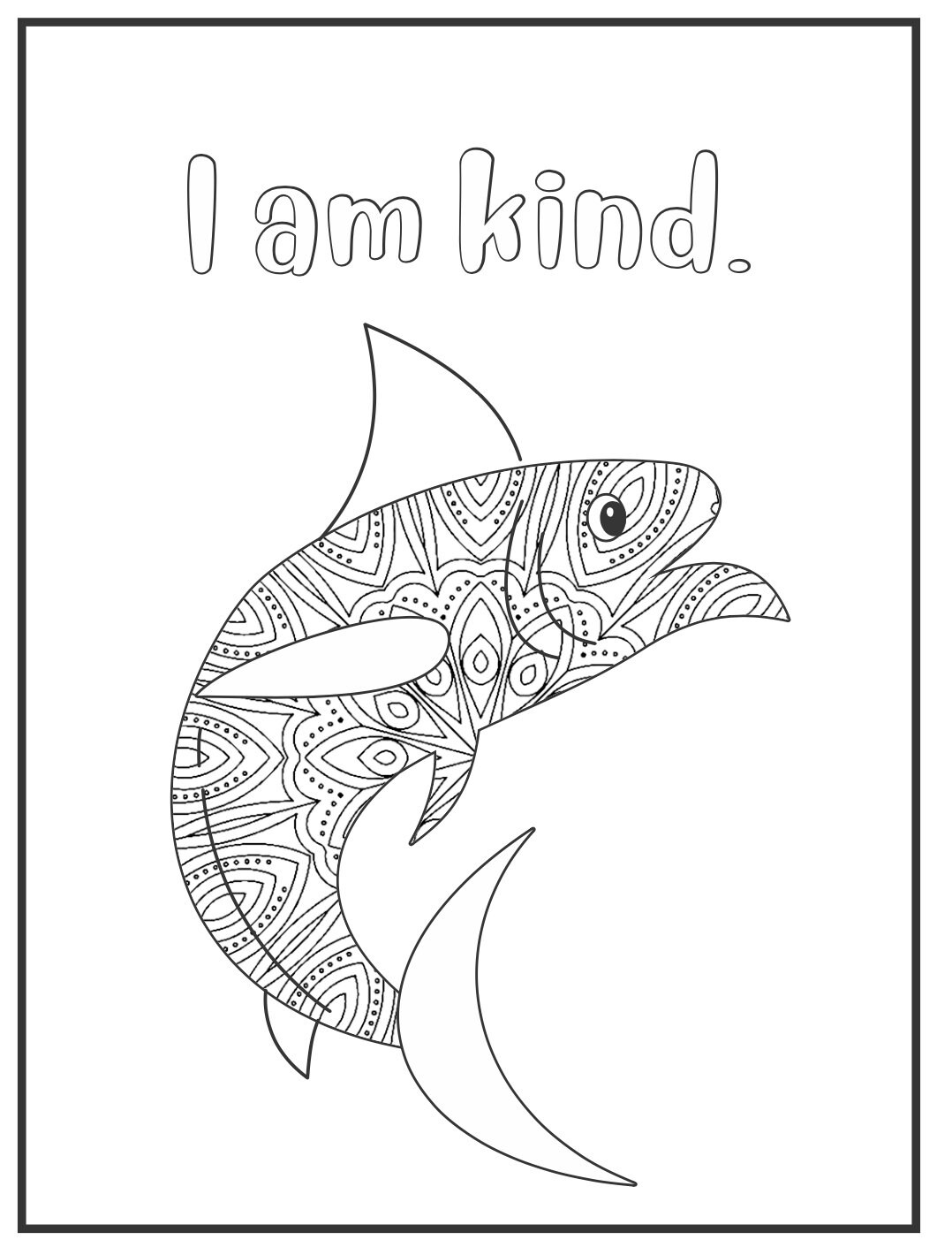 Anxiety Coloring Pages for Kids Color Pages That Help Kids Manage ...