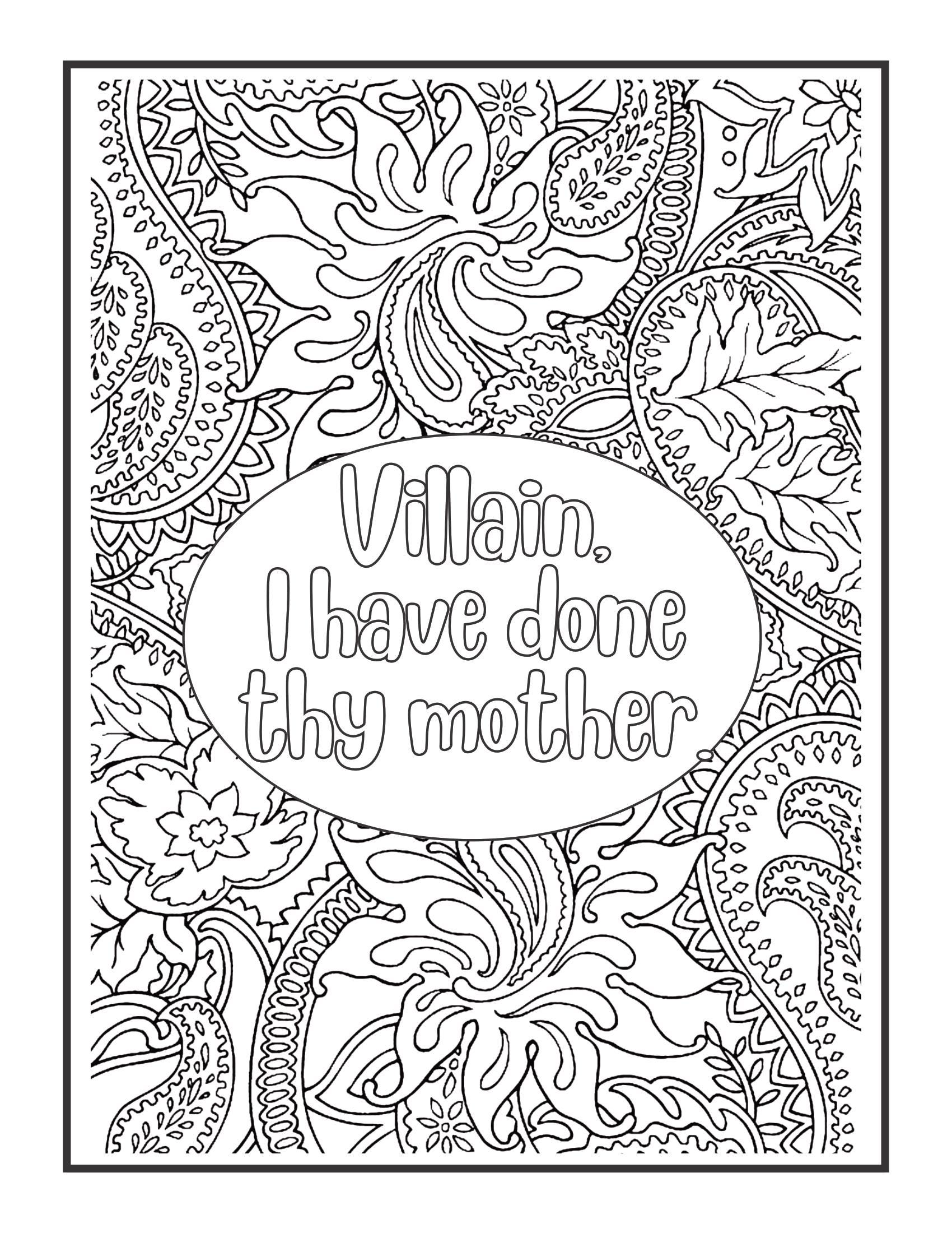 Mental Health Coloring Page, Introvert Page, Coloring Pages for Adults ...